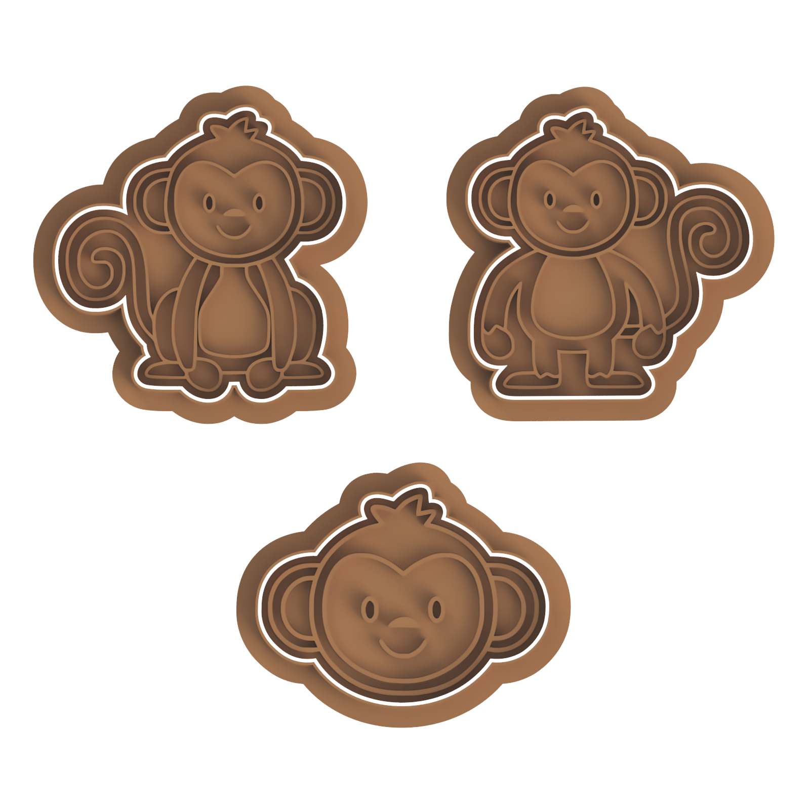Monkey Set – The 3d Cutter Co