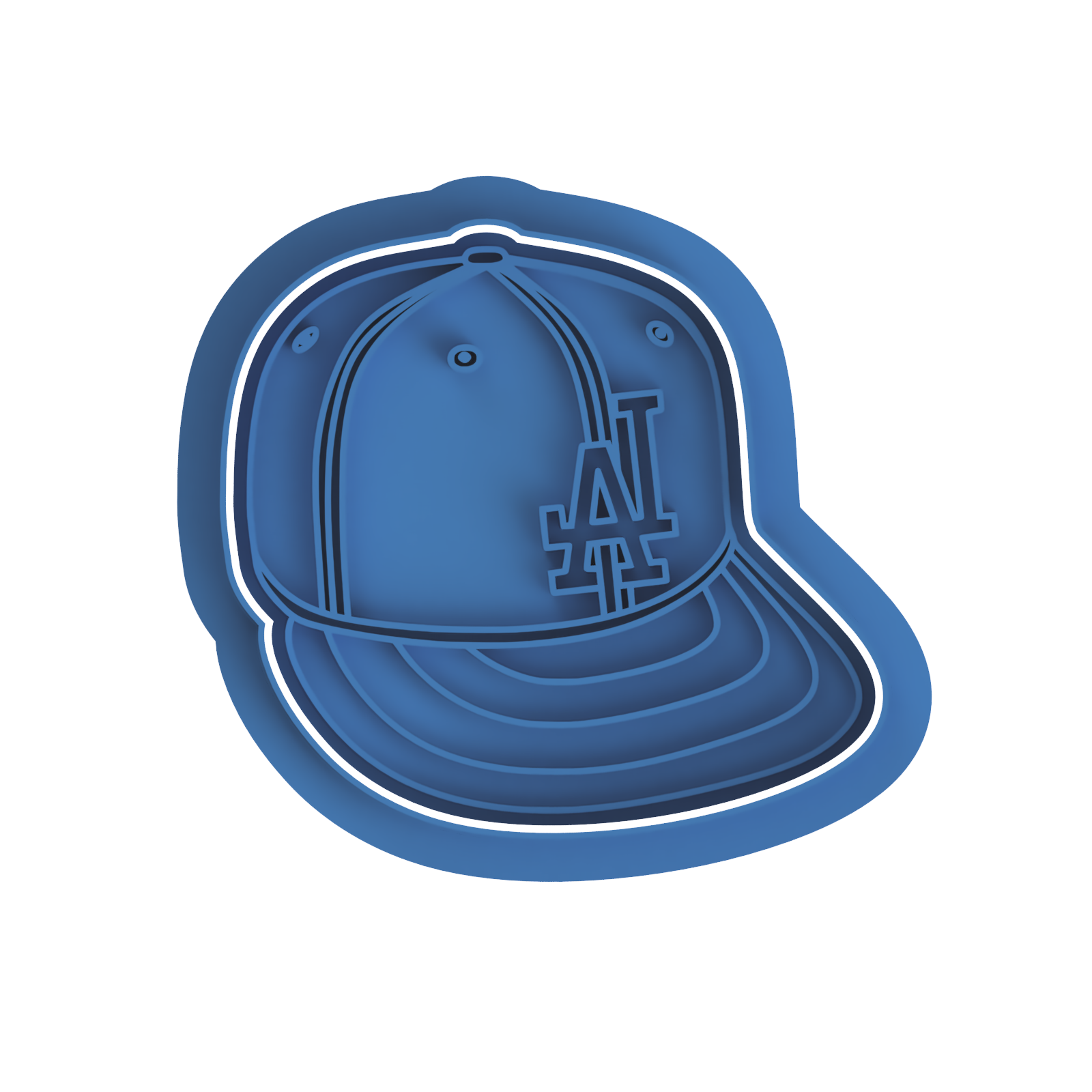 LA Baseball Hat – The 3d Cutter Co